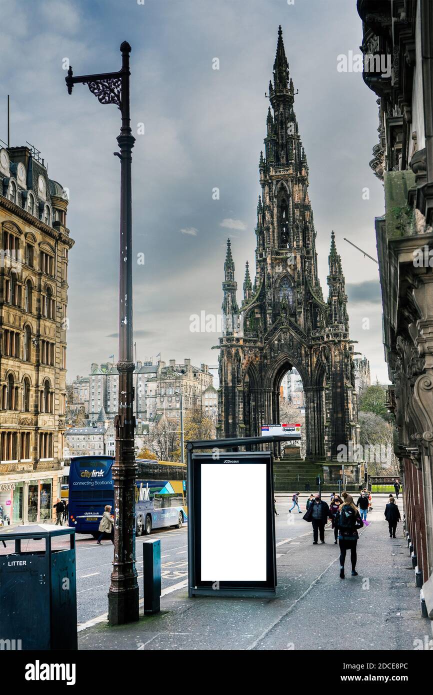 Bus stop add hi-res stock photography and images - Alamy