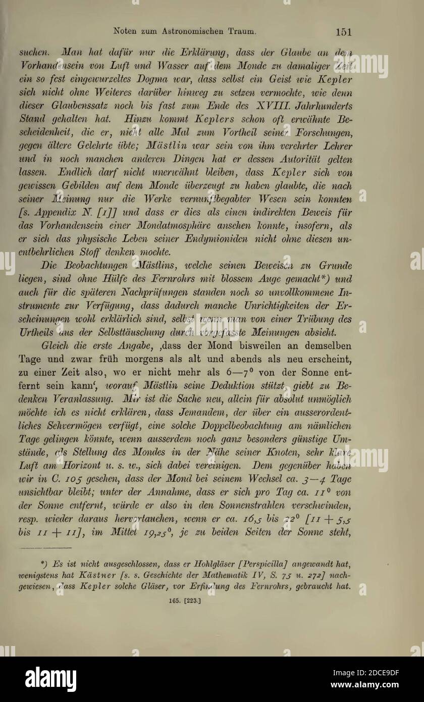 Keplers Traum 179 Stock Photo - Alamy