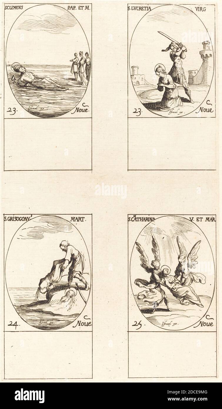 Jacques Callot, (artist), French, 1592 - 1635, St. Clement; St ...