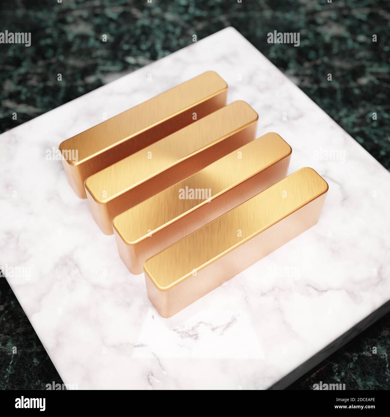 Text Align Justify icon. Bronze Text Align Justify symbol on white ...