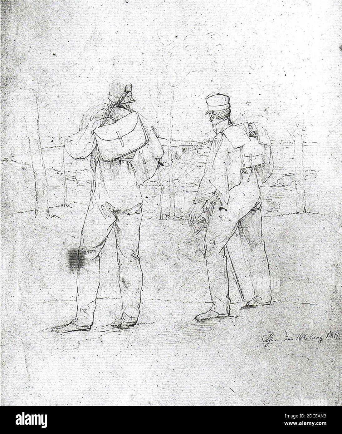 Kersting Wanderung zum Harz Stock Photo - Alamy