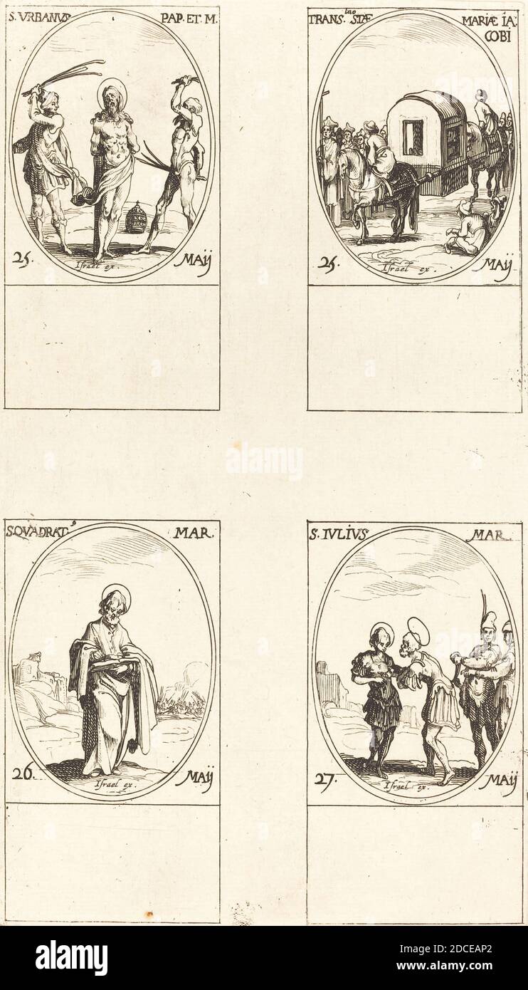 Jacques Callot, (artist), French, 1592 - 1635, St. Urban; The ...