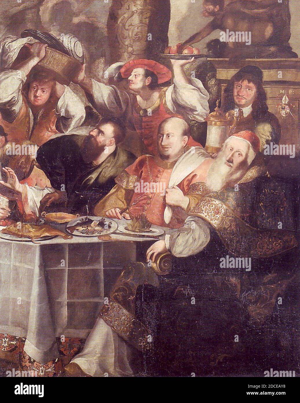 Kessler Gastmahl Simon rechts aussen Stock Photo - Alamy