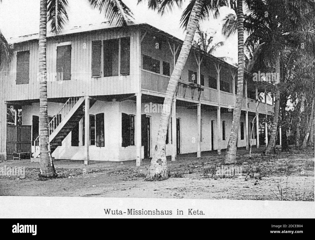 Keta Wute Missionshaus Stock Photo - Alamy