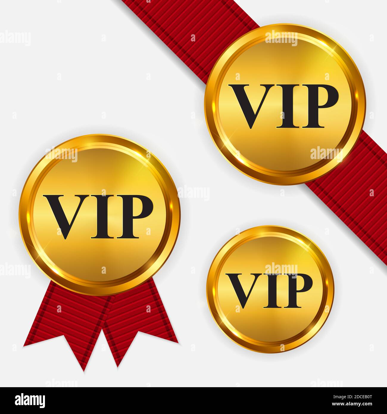 VIP Members Only Gold Sign, Label Template Stock Photo - Alamy