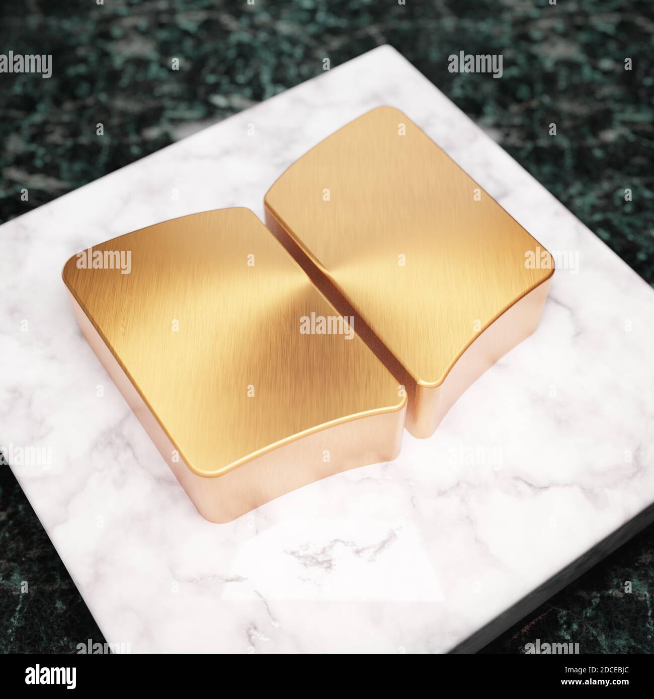 Open Book icon. Bronze Open Book symbol on white marble podium. Icon ...