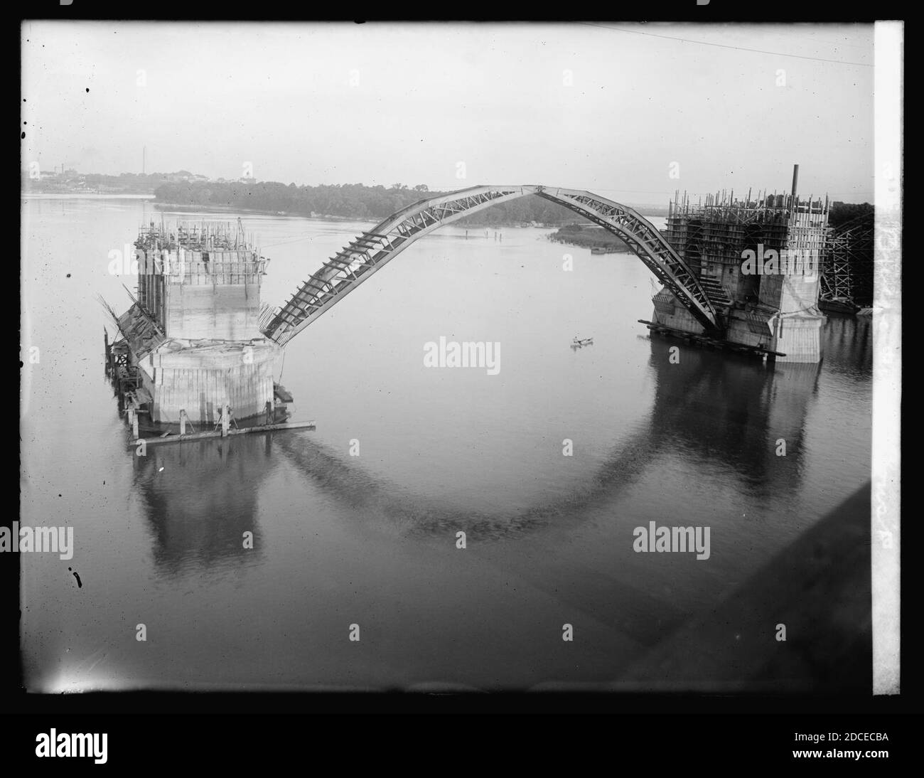 Key bridge under cons't Stock Photo - Alamy
