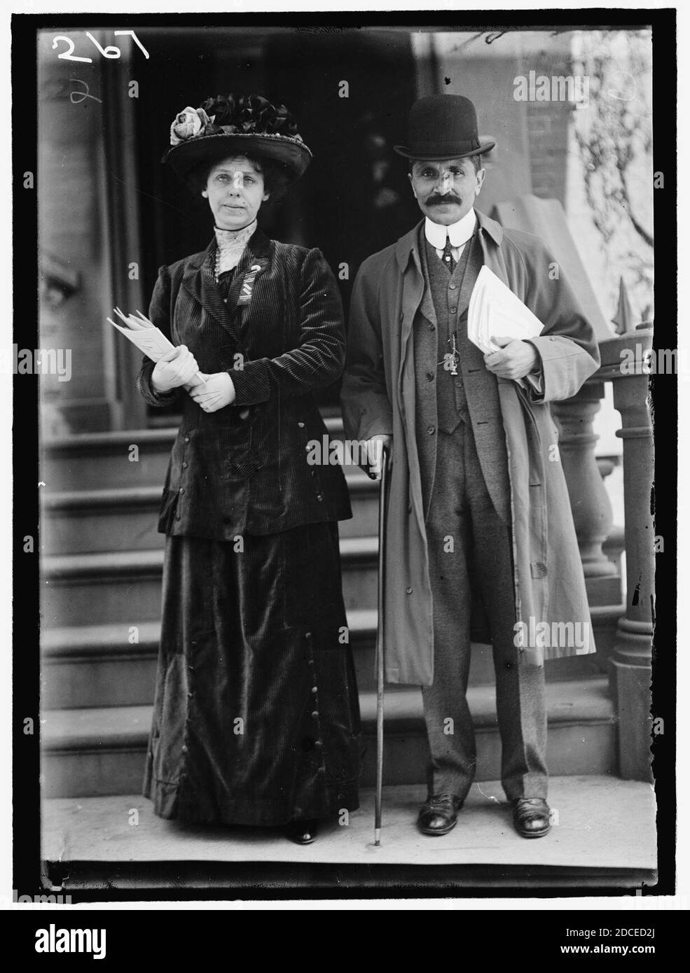 KHAN, MIRZA ALI KULI. CHARGE OF PERSIA. WITH MME. KHAN Stock Photo - Alamy