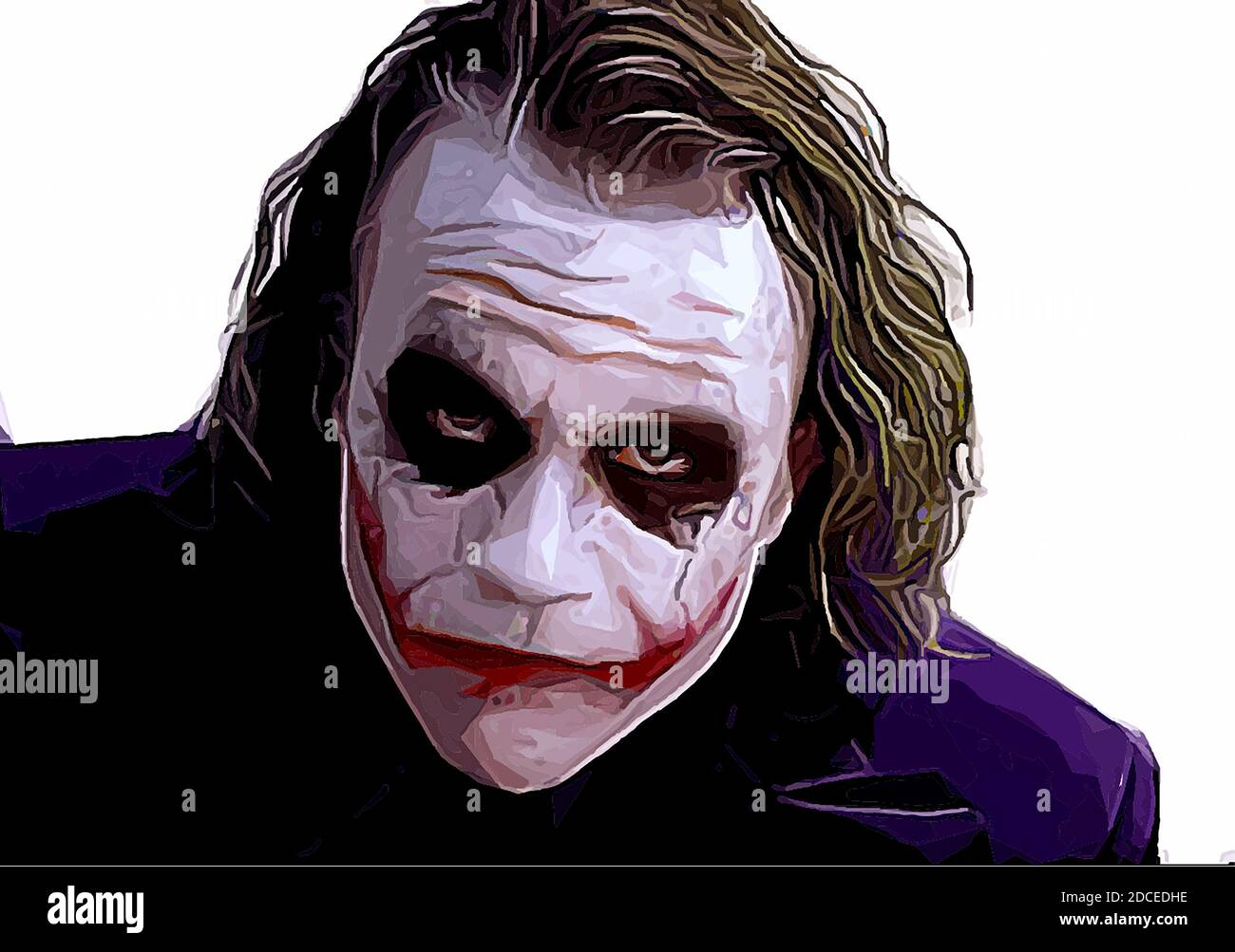 Batman Dark Night Joker Art High Resolution Stock Photography and ...
