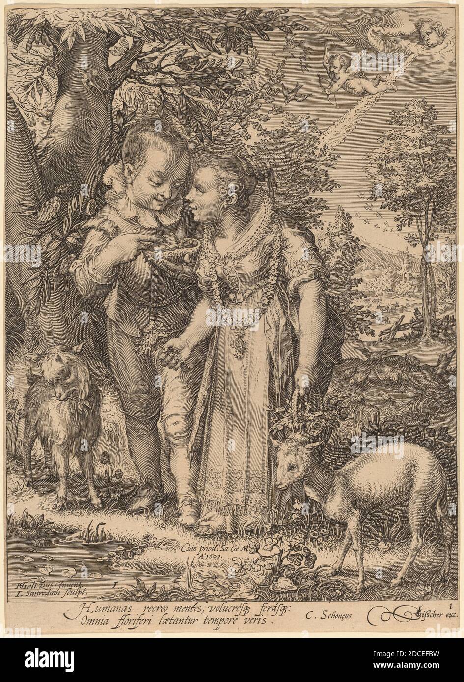 Jan Pietersz Saenredam, (artist), Dutch, 1565 - 1607, Hendrick Goltzius ...