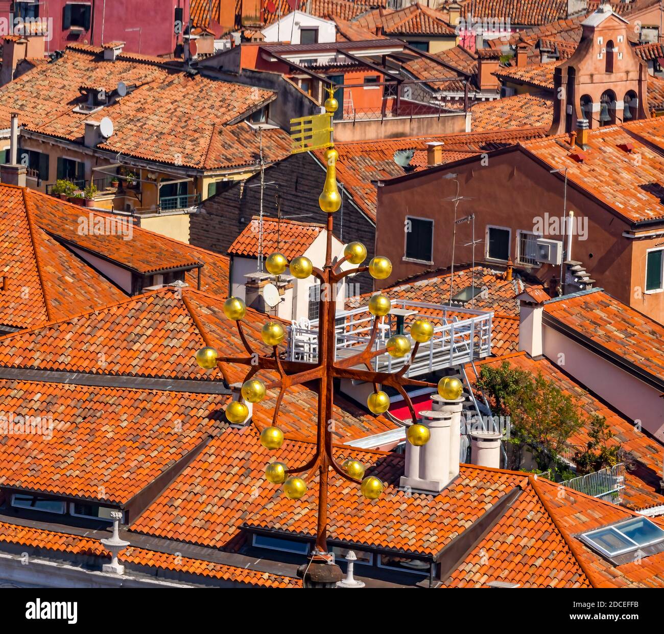 Weather Vane Saint Mark's Cathedral Neighborhoods Venice Italy Stock ...