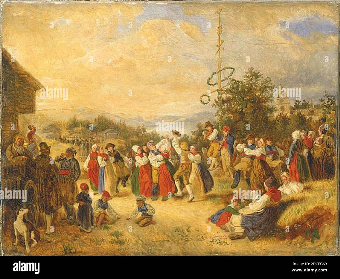 Kilian Zoll-Midsummer Dance at Rättvik Stock Photo - Alamy