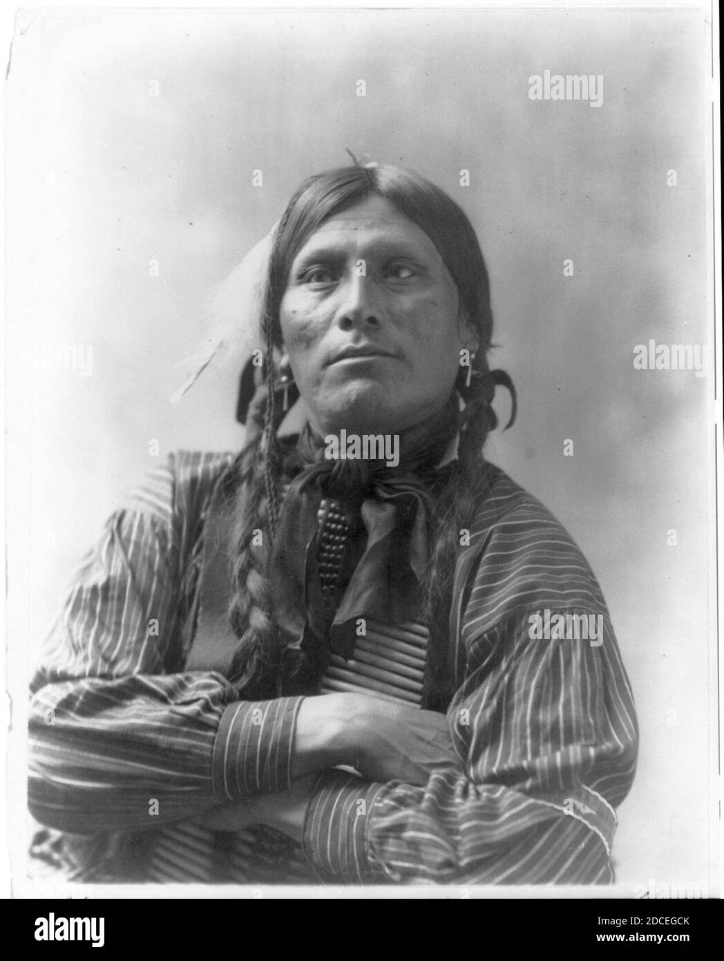 Kills Brave. Head and shoulders, facing slightly left Stock Photo - Alamy