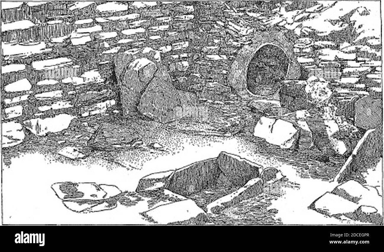 Kin Tiel excavated room.171023 Stock Photo - Alamy