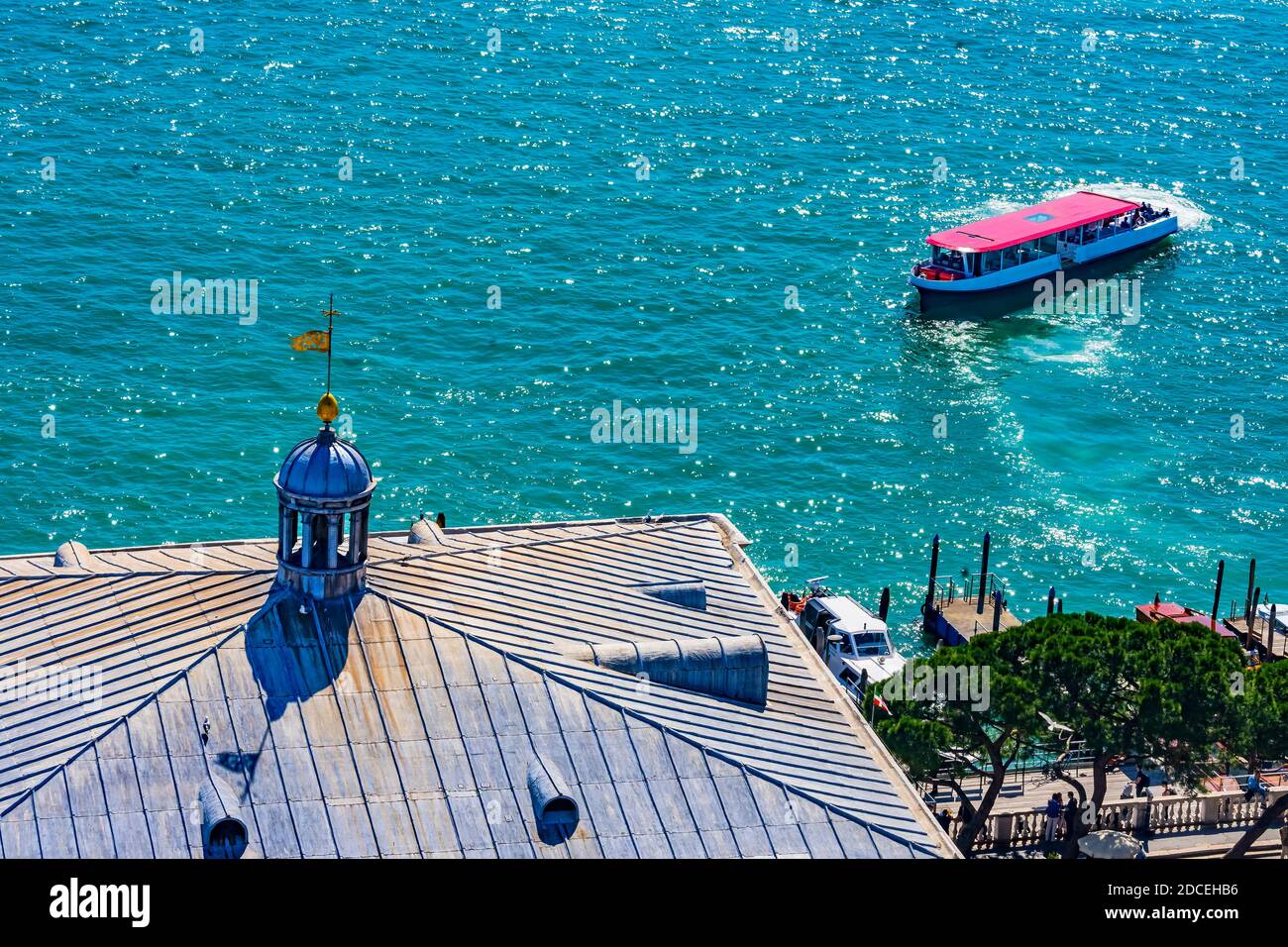 Ferry Terminal Vaporeeto Ferry Grand Canal Piazza San Marco Saint Mark ...