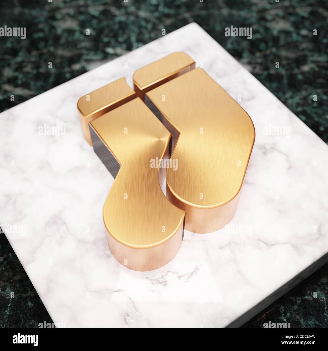 Socks icon. Bronze Socks symbol on white marble podium. Icon for ...