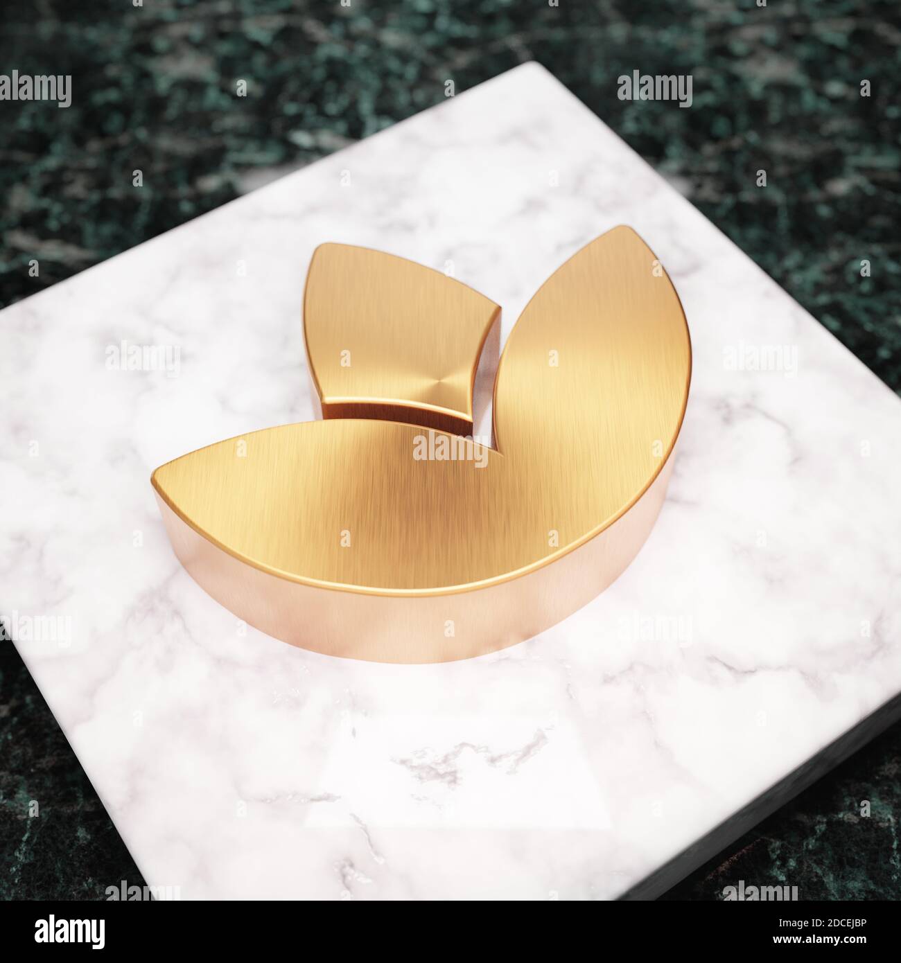 SPA icon. Bronze SPA symbol on white marble podium. Icon for website ...