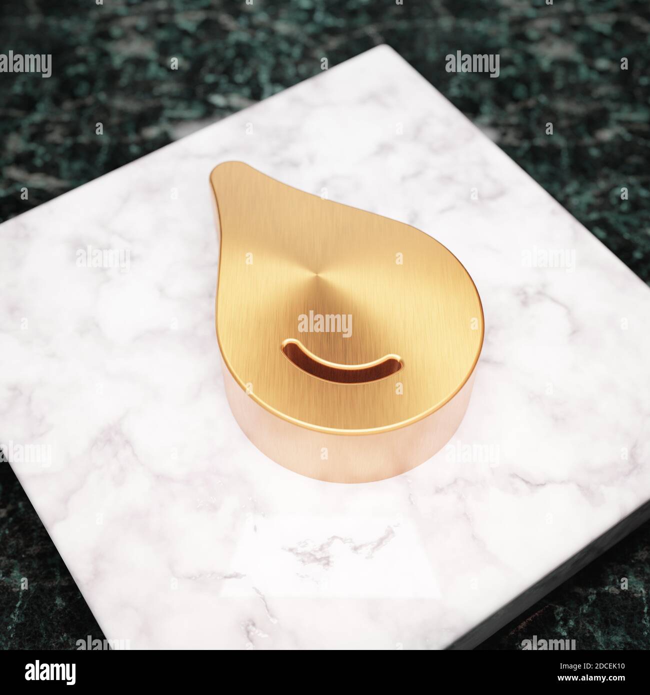 Tint icon. Bronze Tint symbol on white marble podium. Icon for website ...