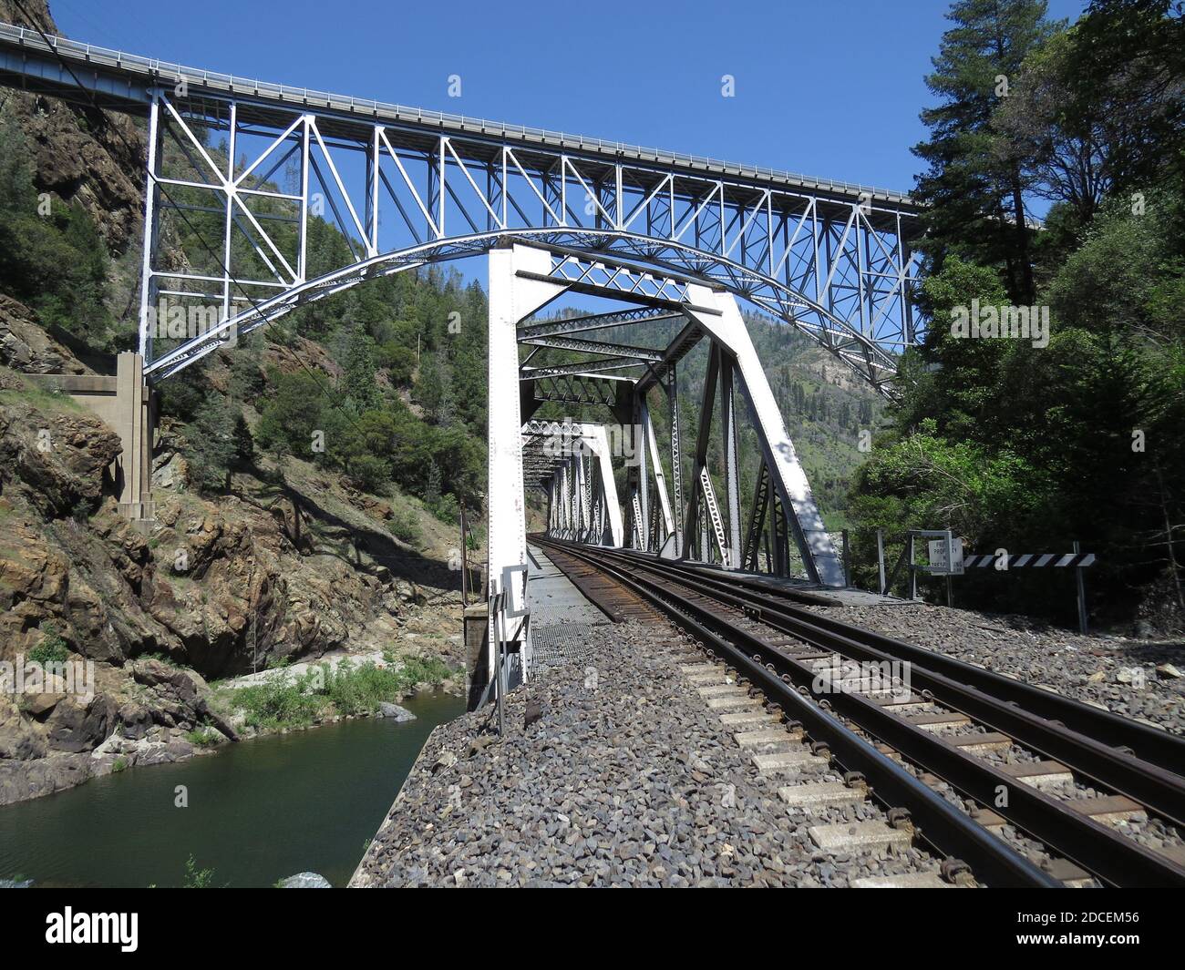 Views of bridges crossing the Trinity River Stock Photo - Alamy