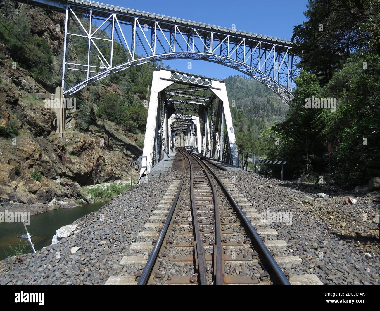 Views of bridges crossing the Trinity River Stock Photo - Alamy