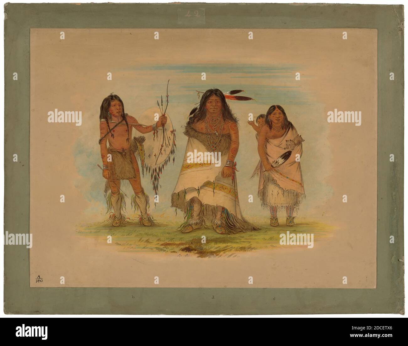 Artist george catlin hi-res stock photography and images - Alamy