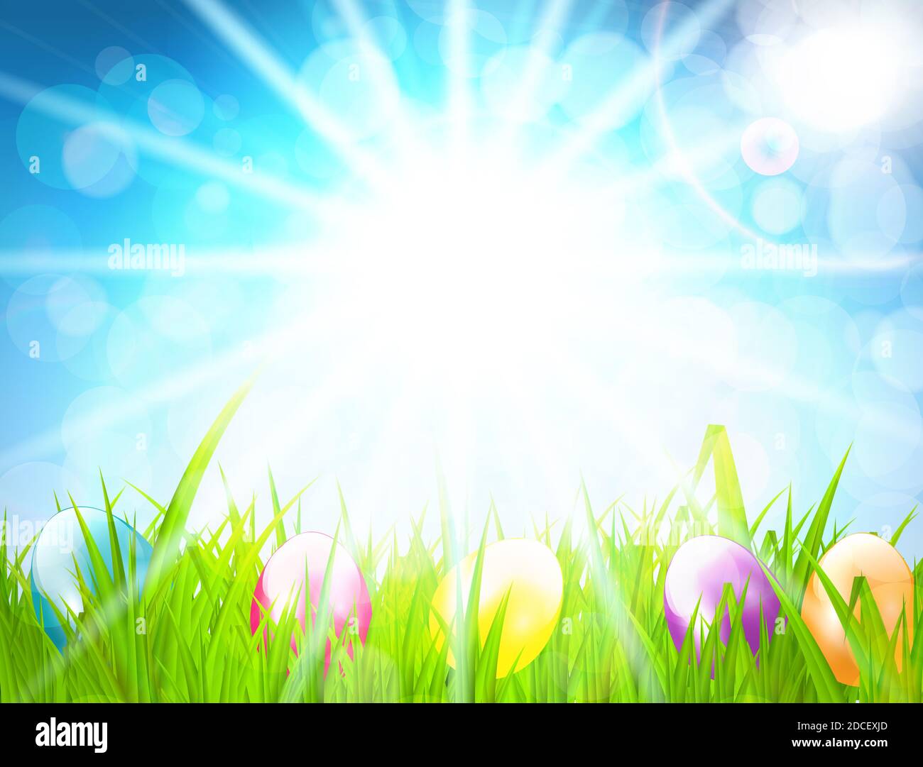 Spring Green on Background. Illustration Stock Photo - Alamy