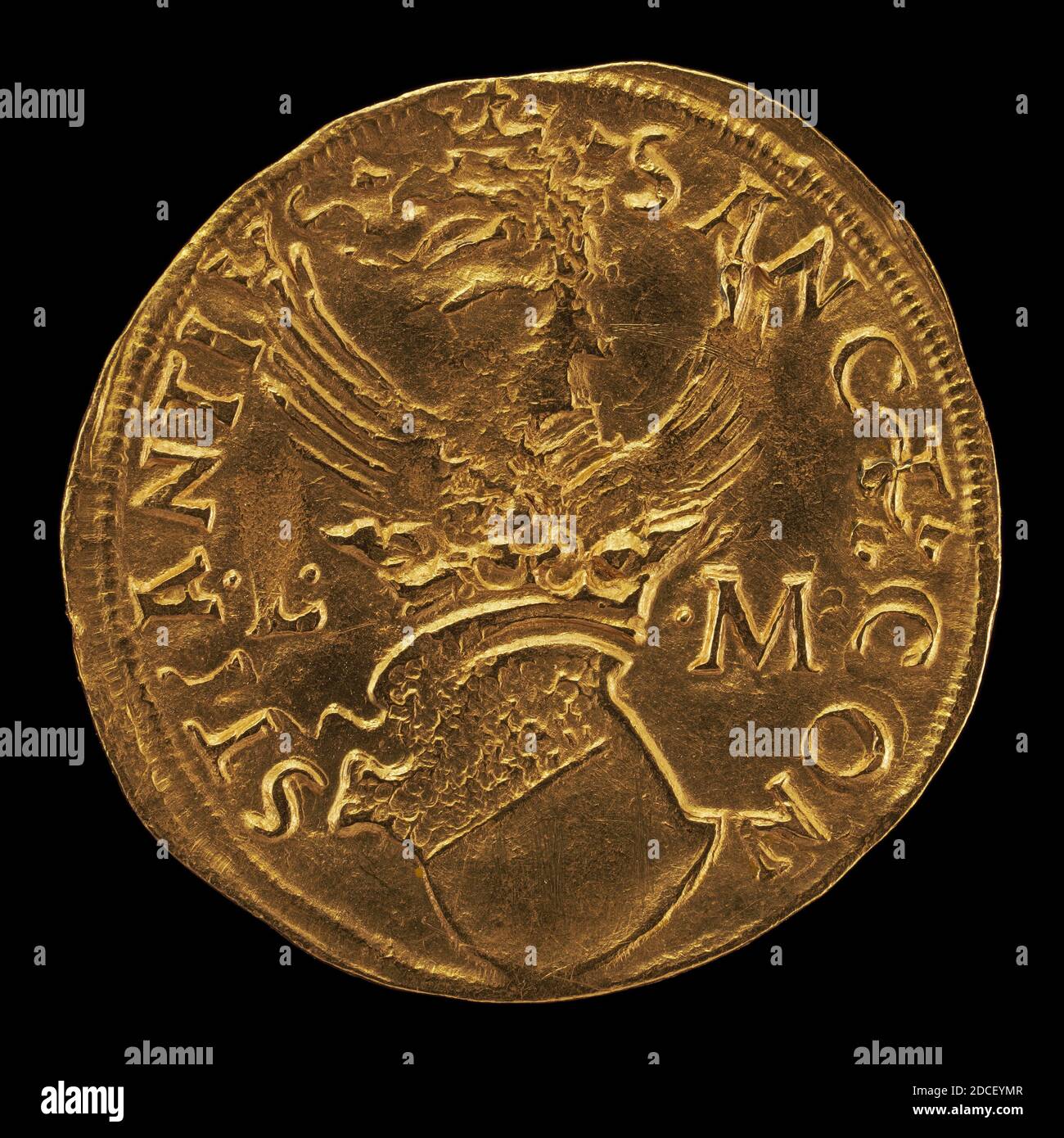 Carmagnola 15th Century, (artist), Crowned Shield, Eagle Crest, 15th ...