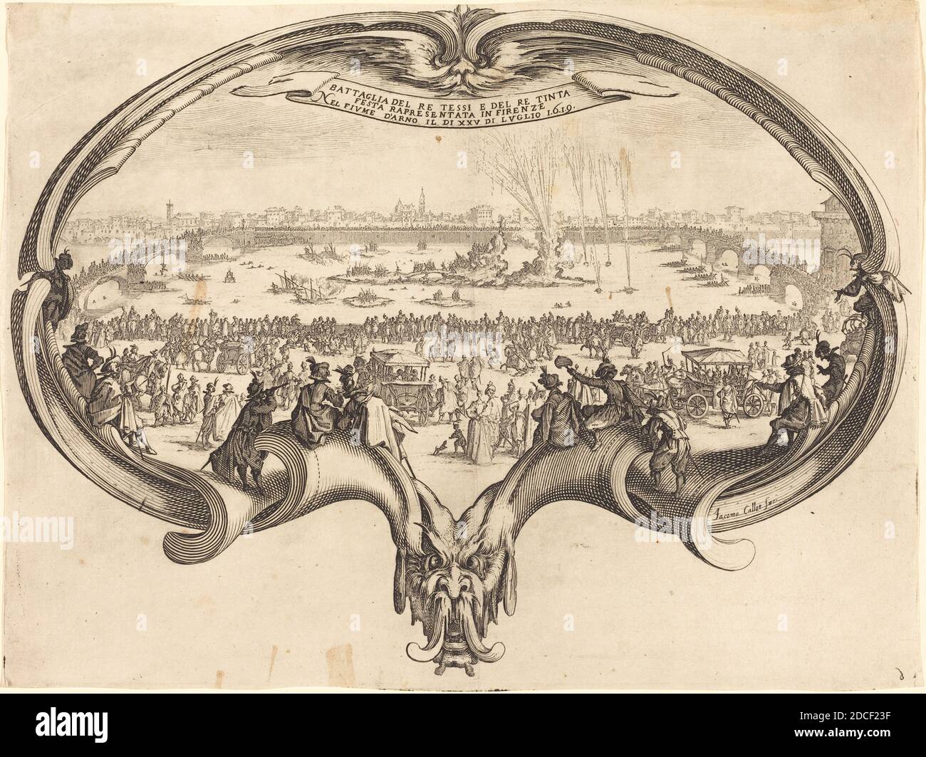 Jacques Callot, (artist), French, 1592 - 1635, The Fan, 1619, etching ...