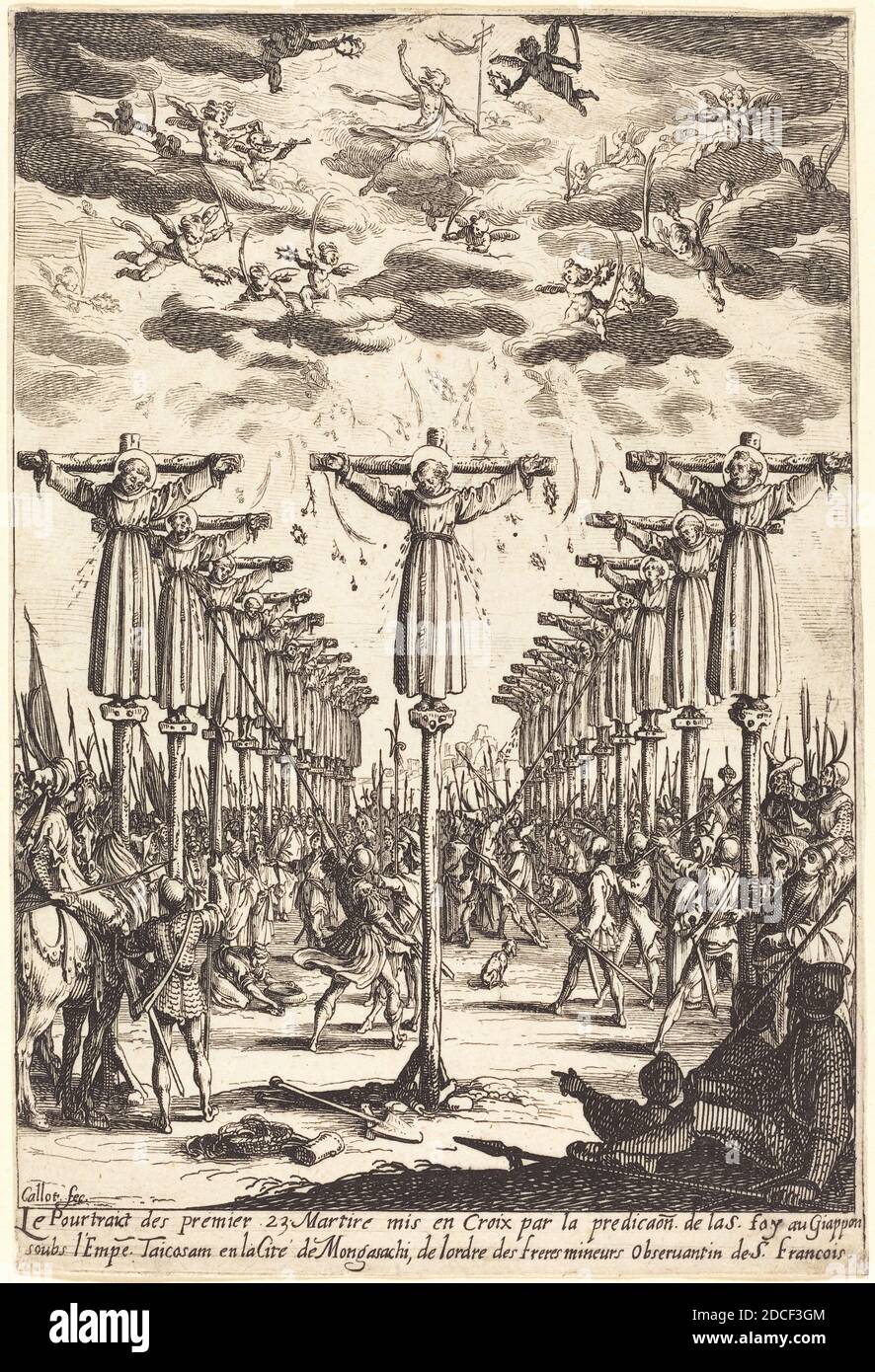 Jacques Callot, (artist), French, 1592 - 1635, The Martyrs of Japan, c ...