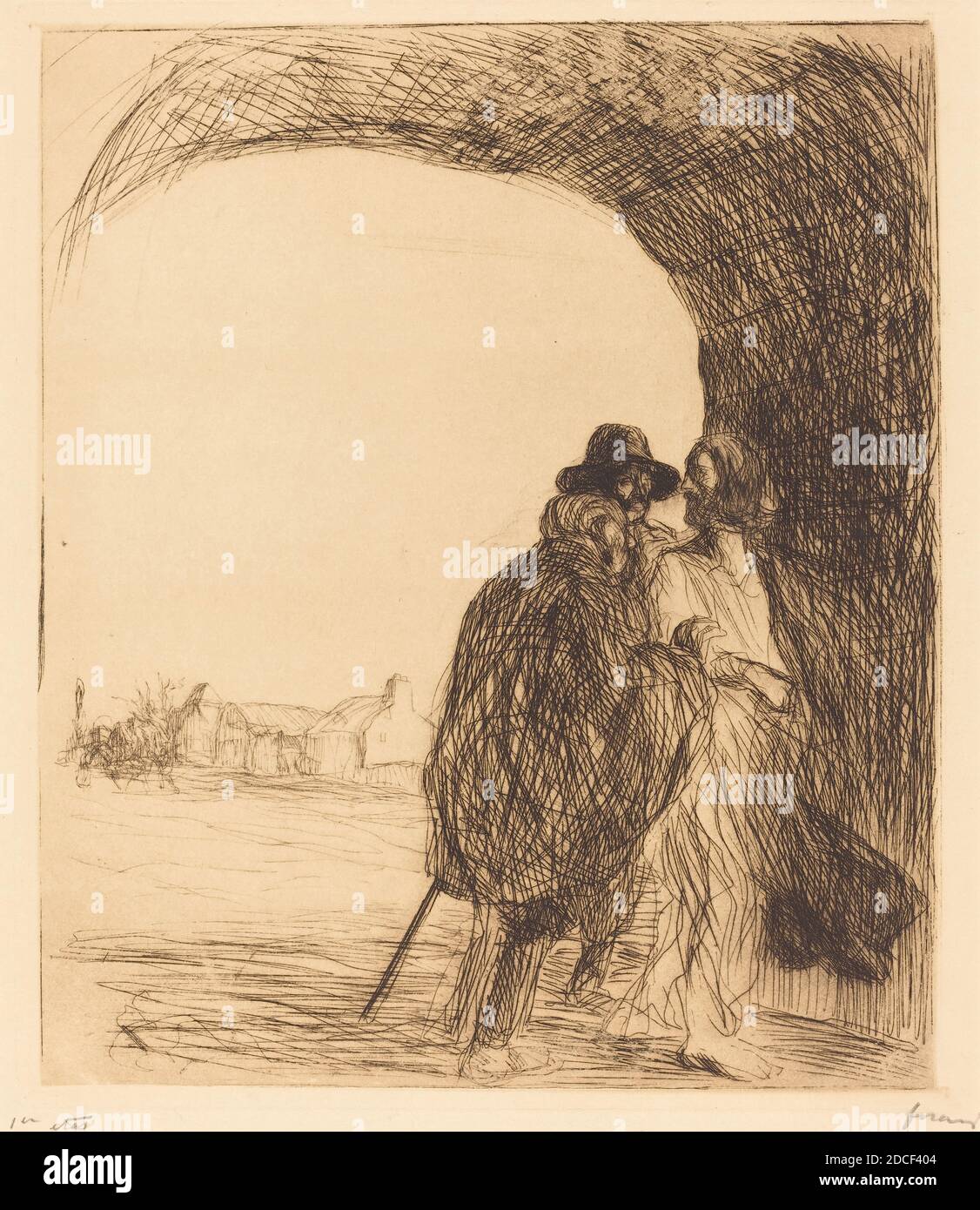 Jean-Louis Forain, (artist), French, 1852 - 1931, The Meeting under the ...