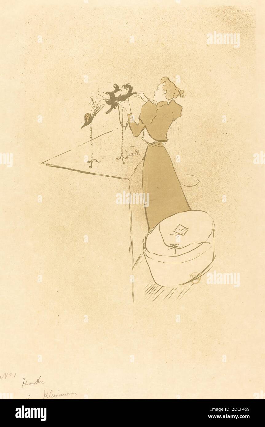 Henri de Toulouse-Lautrec, (artist), French, 1864 - 1901, The Milliner ...