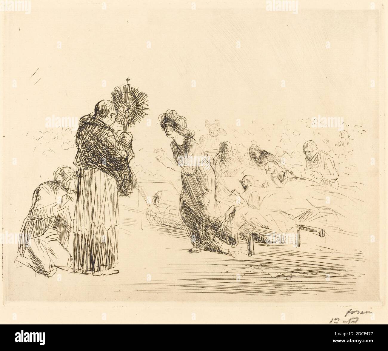 Jean-Louis Forain, (artist), French, 1852 - 1931, The Miracle before ...