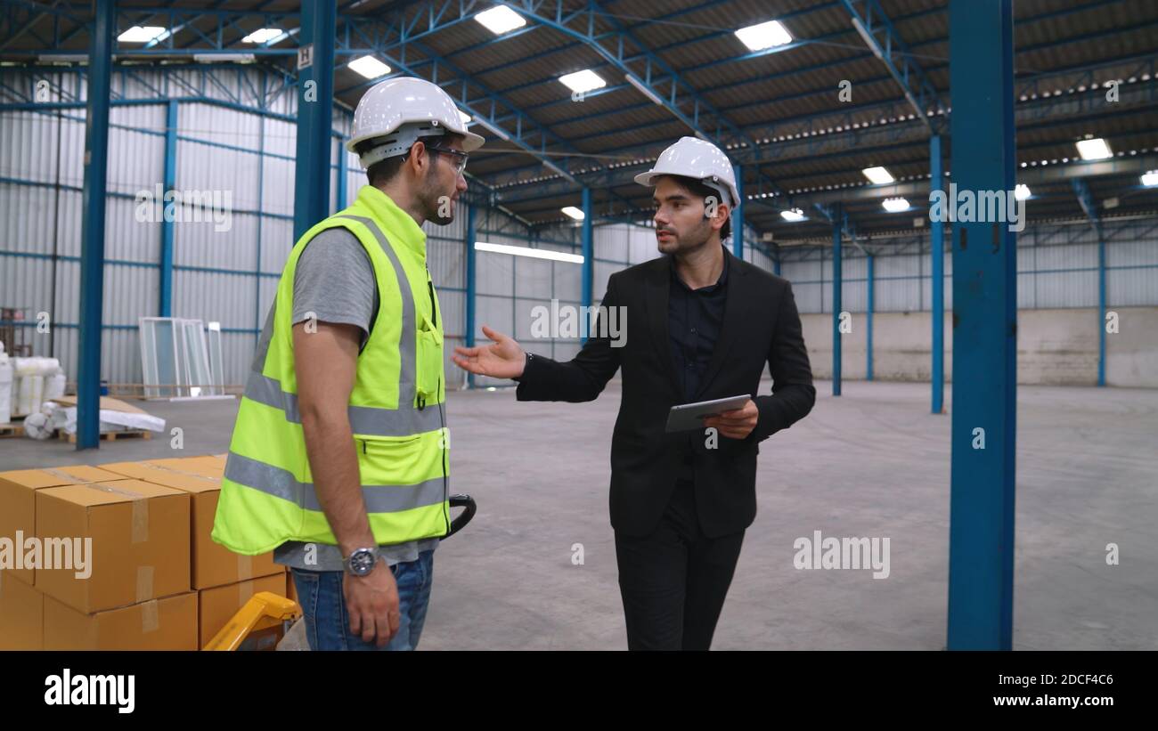 Warehouse pushing trolley hi-res stock photography and images - Alamy