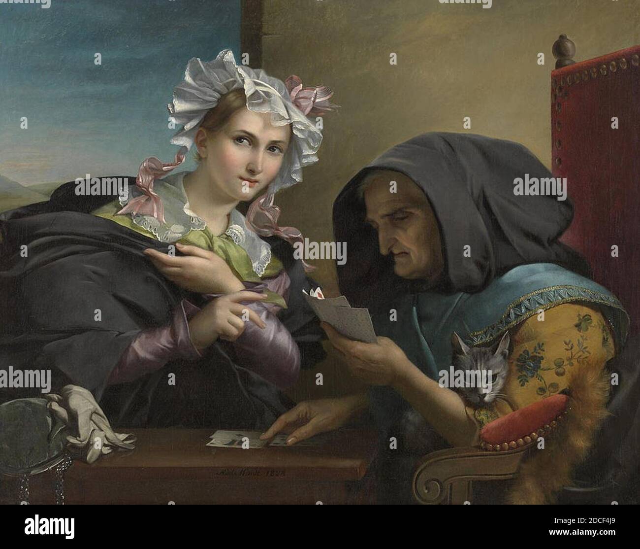 Kindt, Fortune teller Stock Photo - Alamy