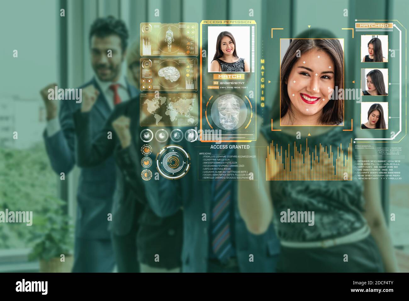 Facial recognition of crowd hi-res stock photography and images - Alamy