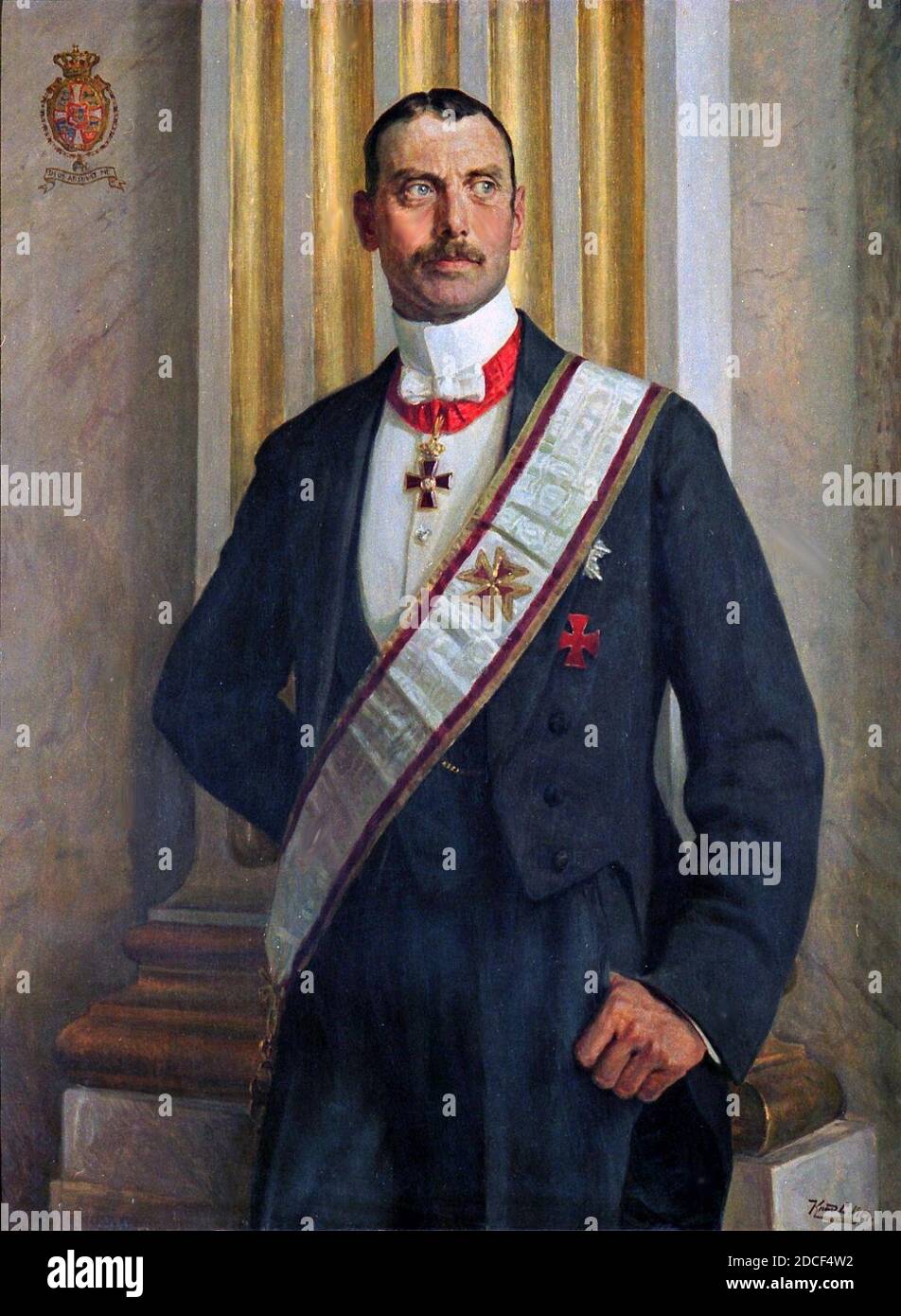 King Christian X of Denmark - Knud Larsen Stock Photo - Alamy