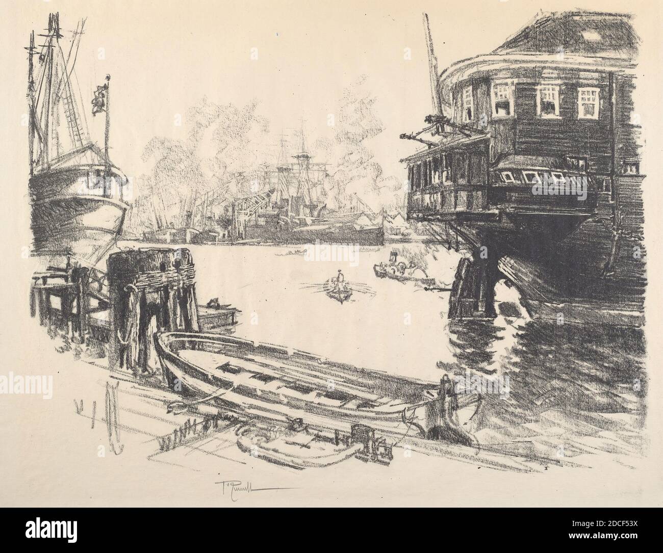 Joseph Pennell, (artist), American, 1857 - 1926, The Old and the New ...