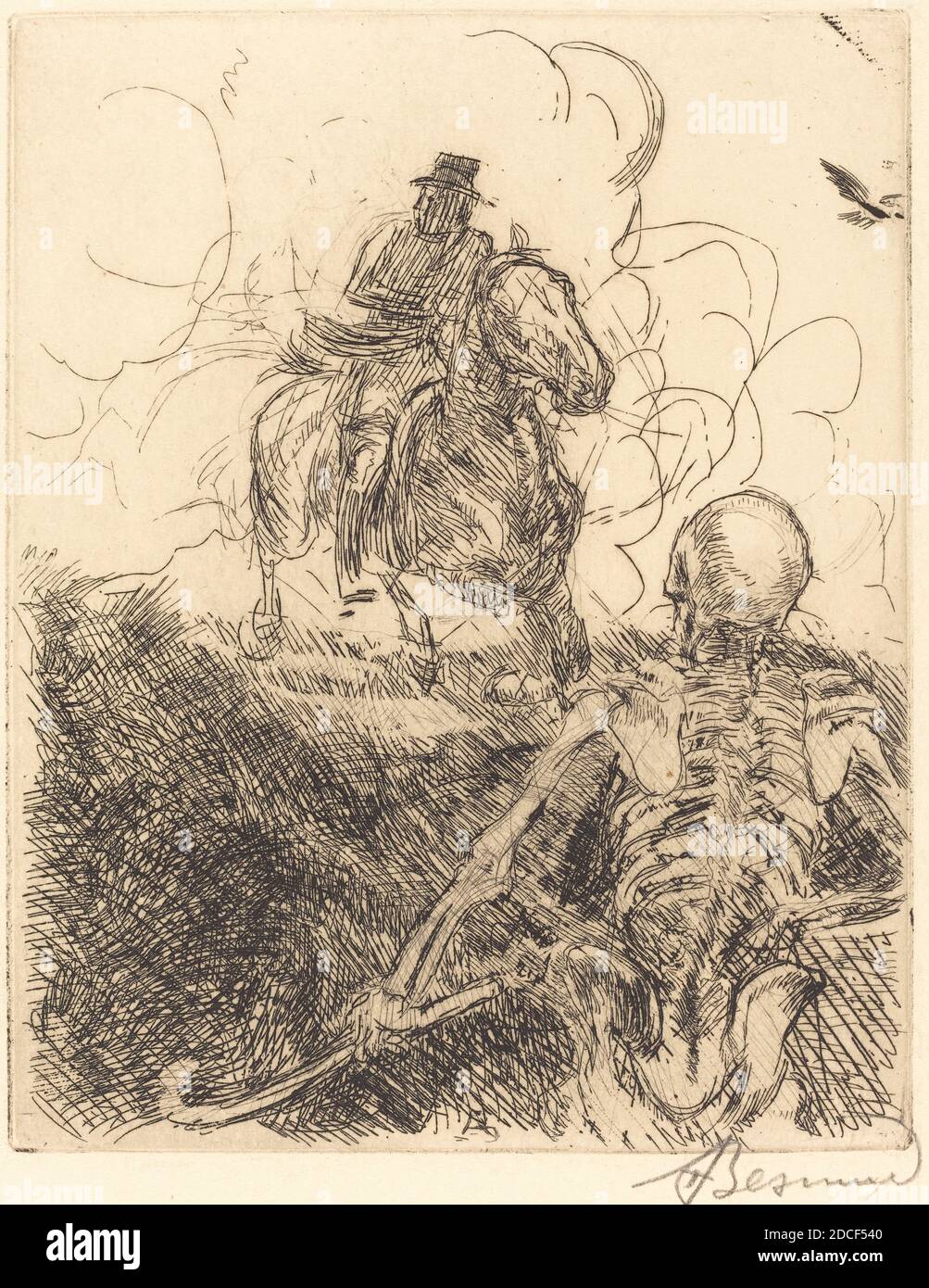 Albert Besnard, (artist), French, 1849 - 1934, The Obstacle (L'obstacle ...