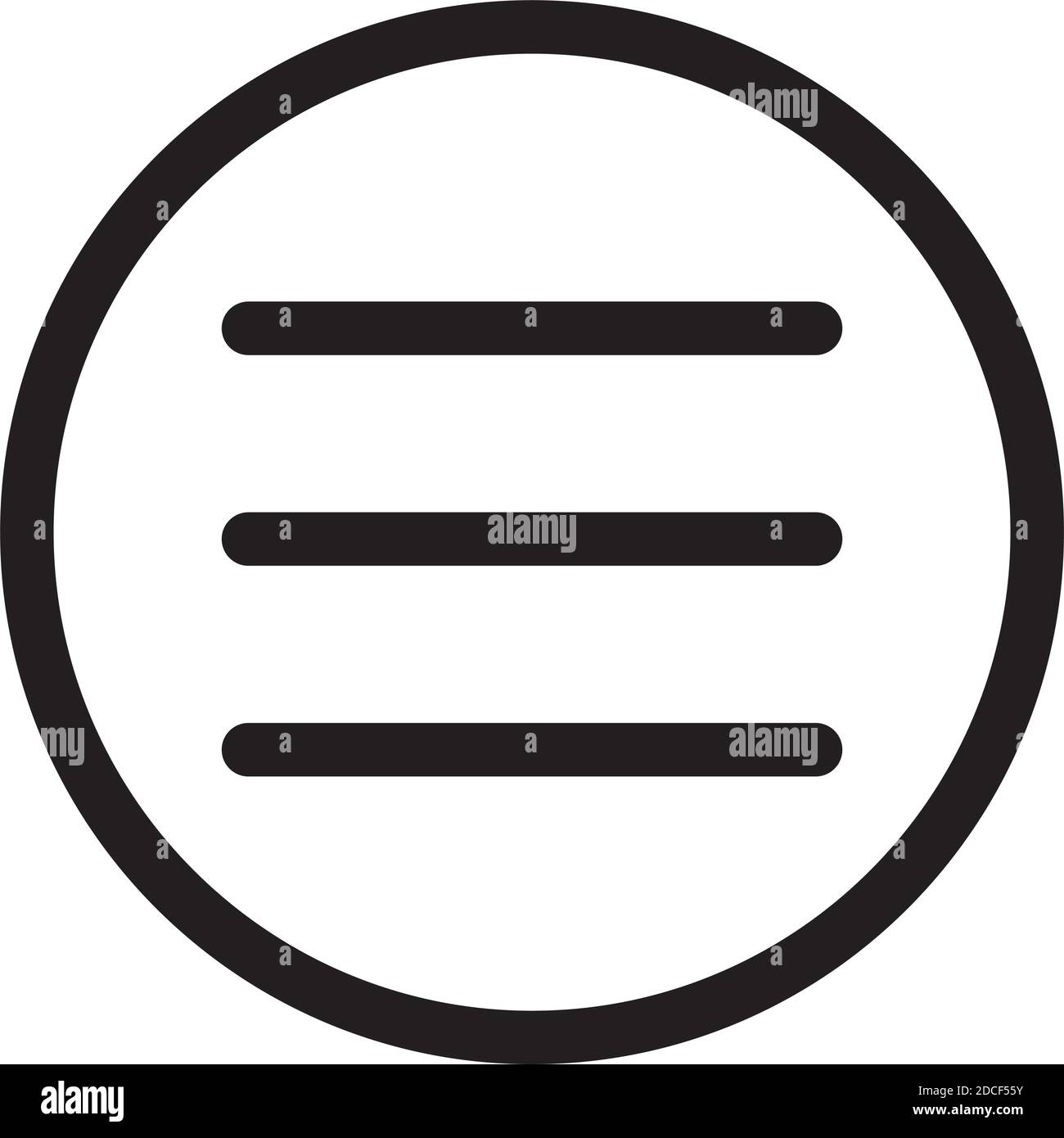options menu interface line style icon vector illustration design Stock ...