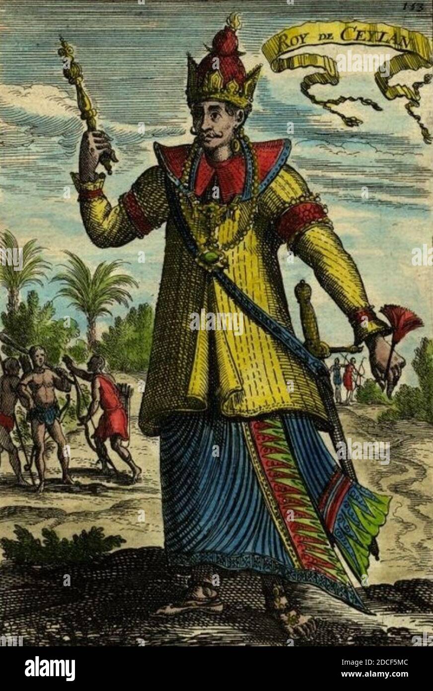 King Vimaladharmasuriya I - Colourized Version Stock Photo - Alamy