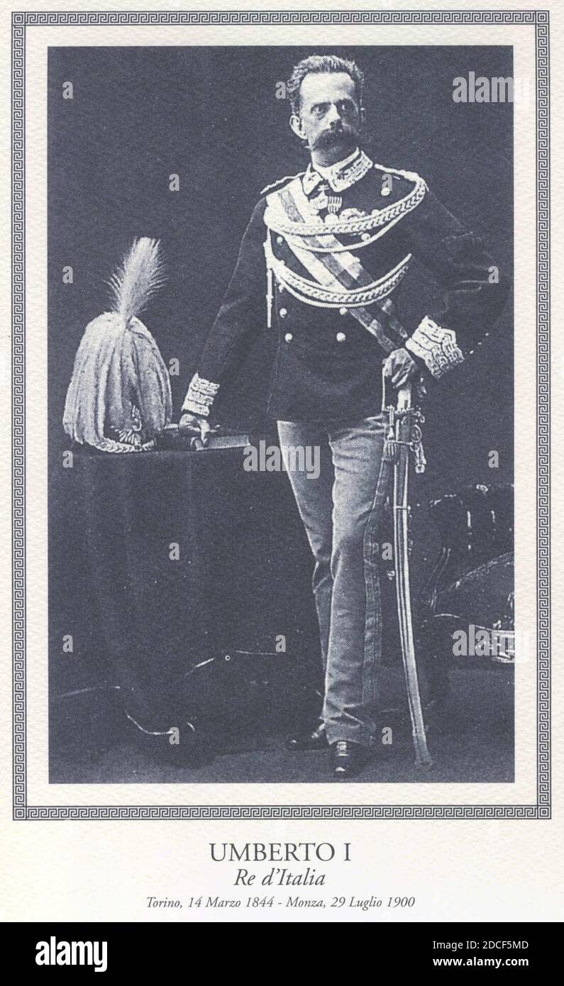 King Umberto I of Italy Stock Photo - Alamy