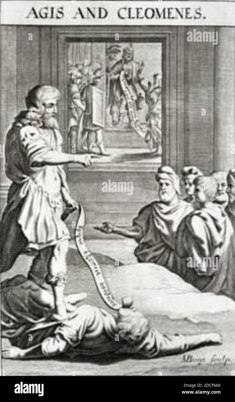 Kings Agis and Cleomenes Stock Photo - Alamy