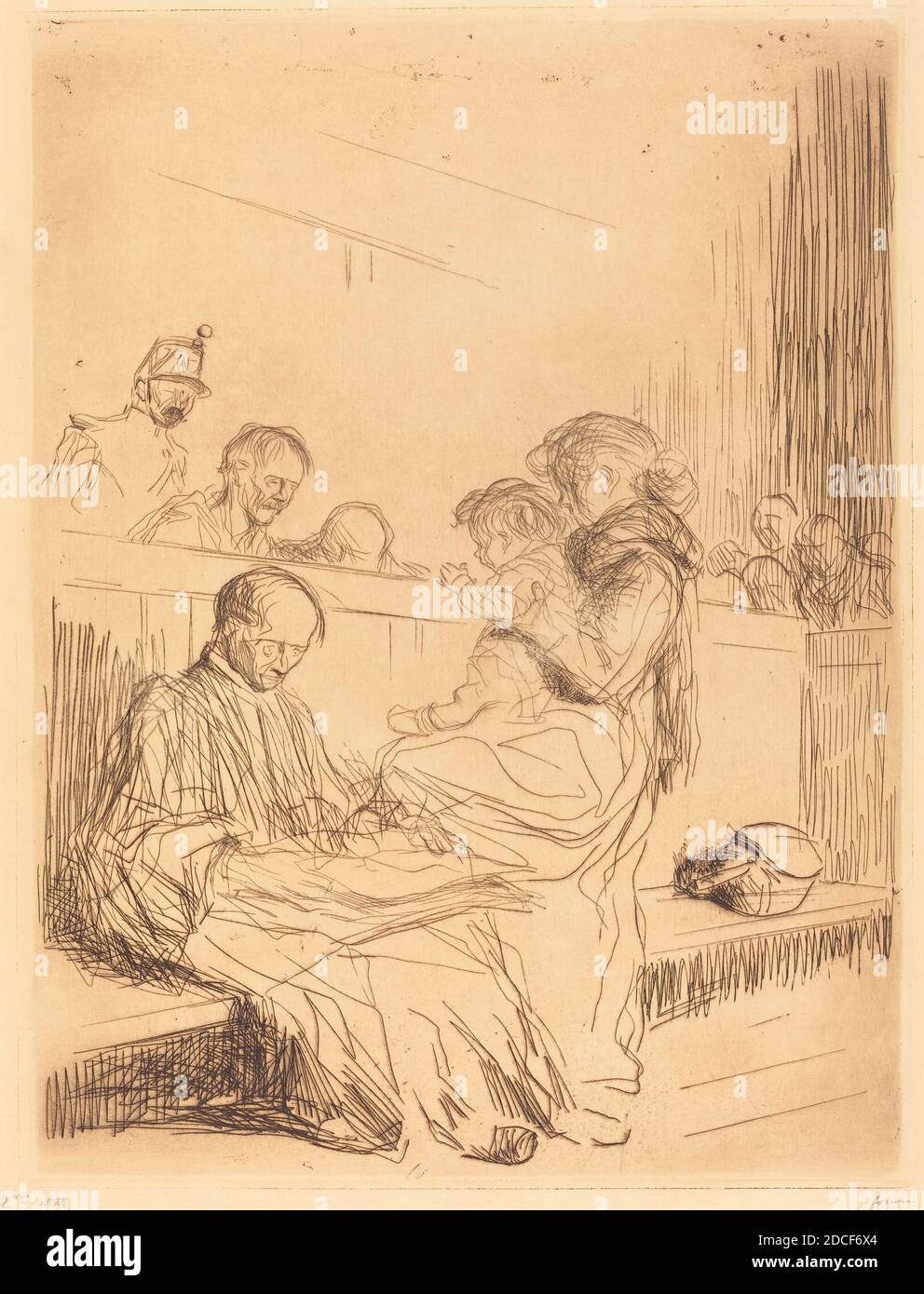 Jean-Louis Forain, (artist), French, 1852 - 1931, The Prisoner and the ...