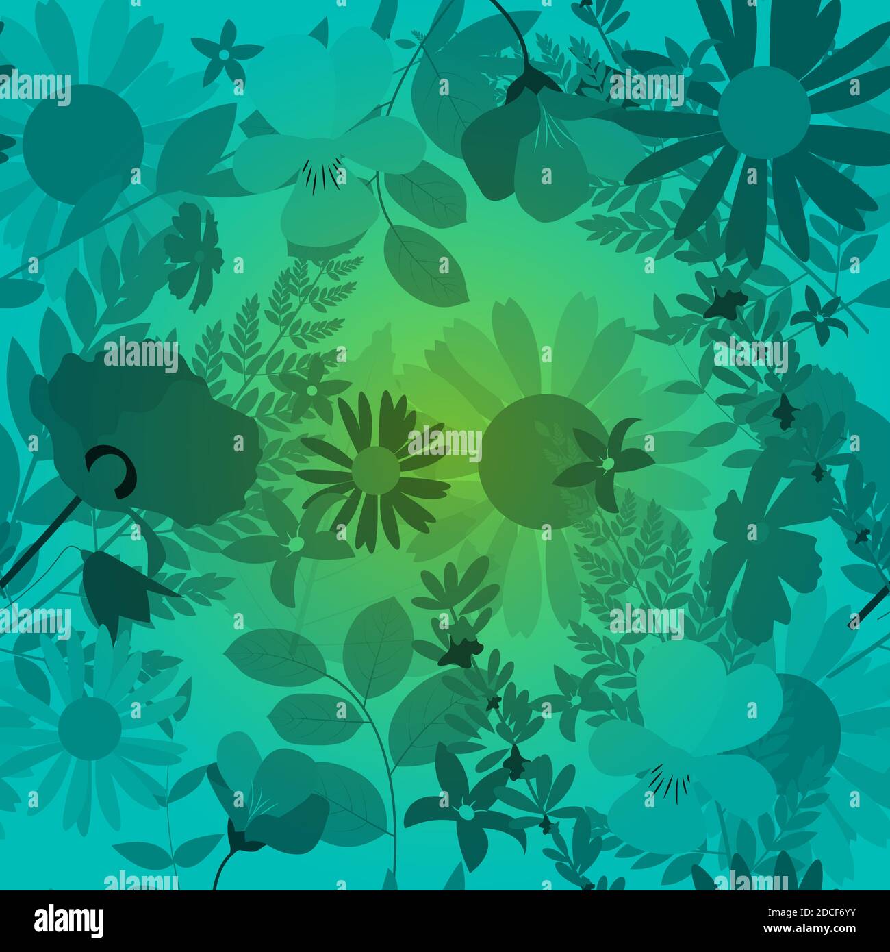 Abstract Natural Spring Background with Flowers and Leaves ...