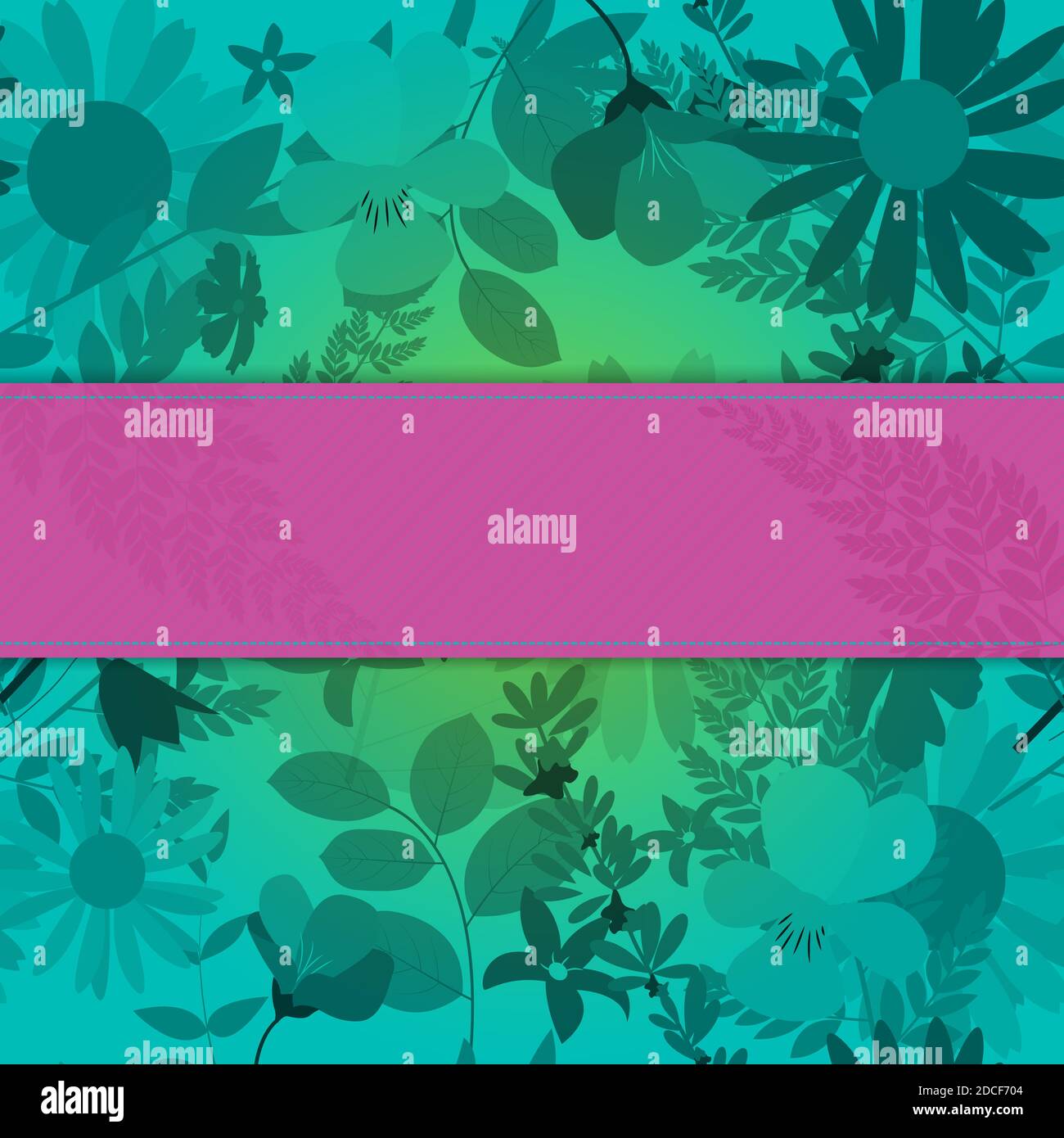 Abstract Natural Spring Background with Flowers and Leaves ...