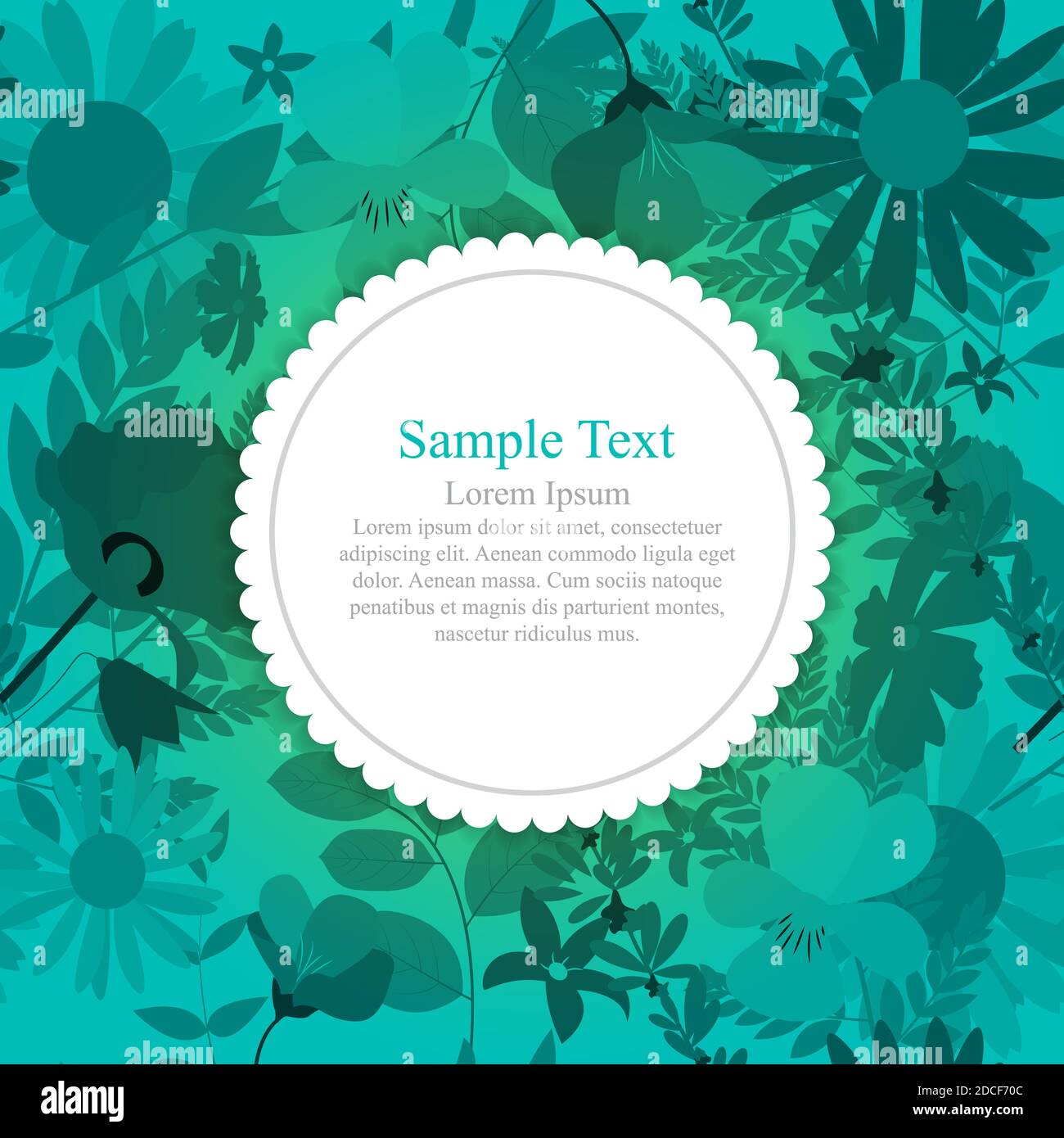 Abstract Natural Spring Background with Flowers and Leaves ...