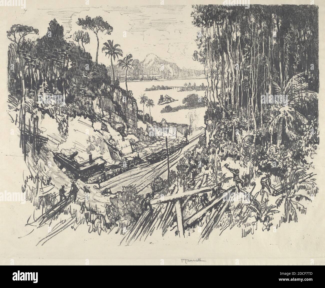 Joseph Pennell, (artist), American, 1857 - 1926, The Jungle, Panama ...
