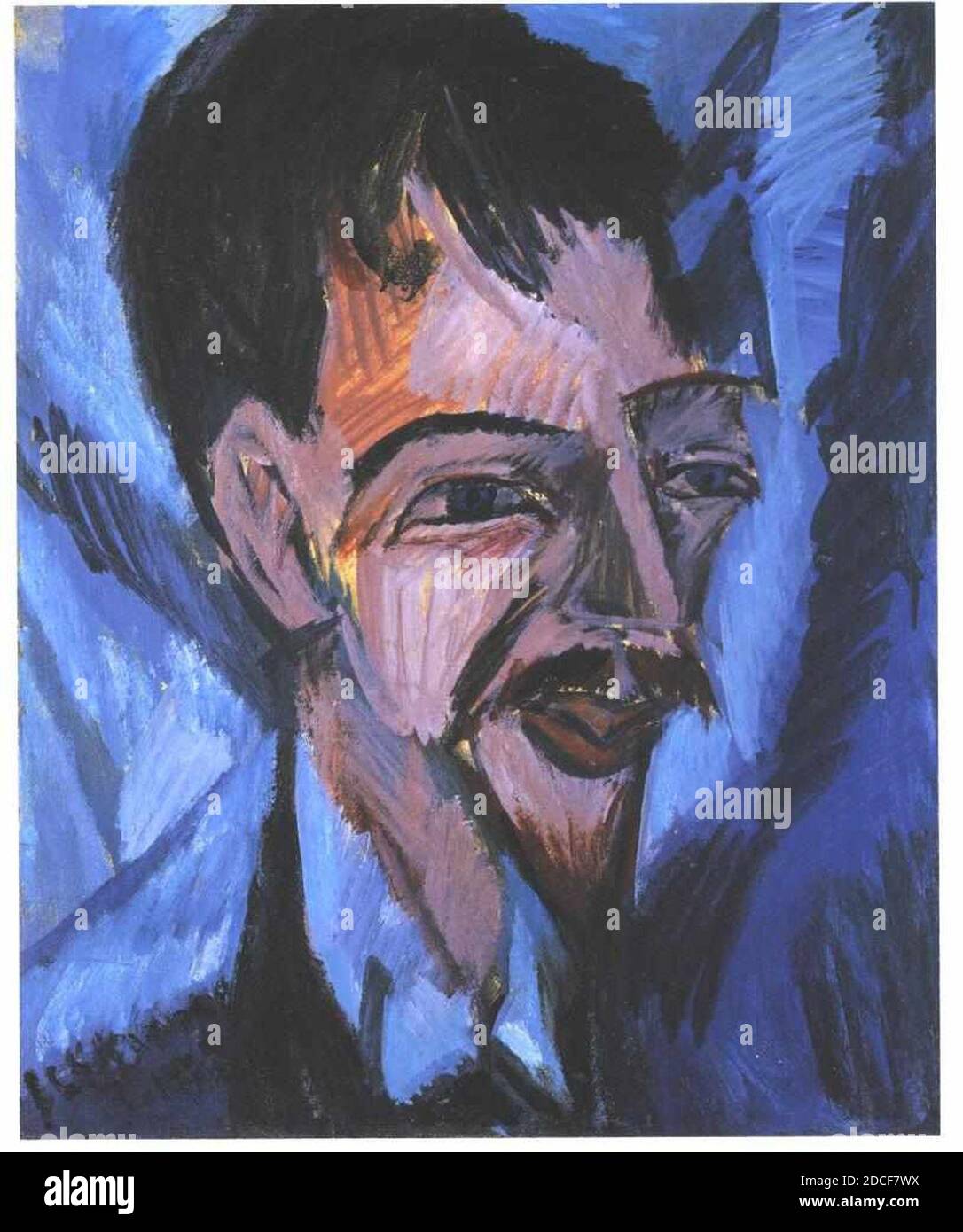 Kirchner - Bildnis Dr Alfred Döblin Stock Photo - Alamy