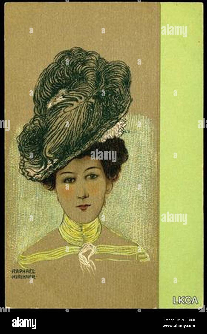 Kirchner - portraits-of-viennese-ladies-1901-2 Stock Photo - Alamy