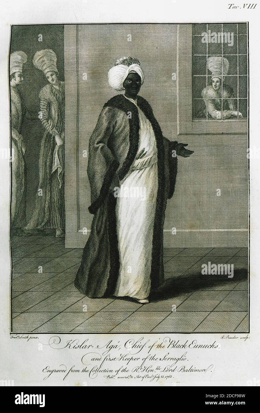 Kislar Aga, Chief of the Black Eunuchs - Calvert Frederick (baron ...